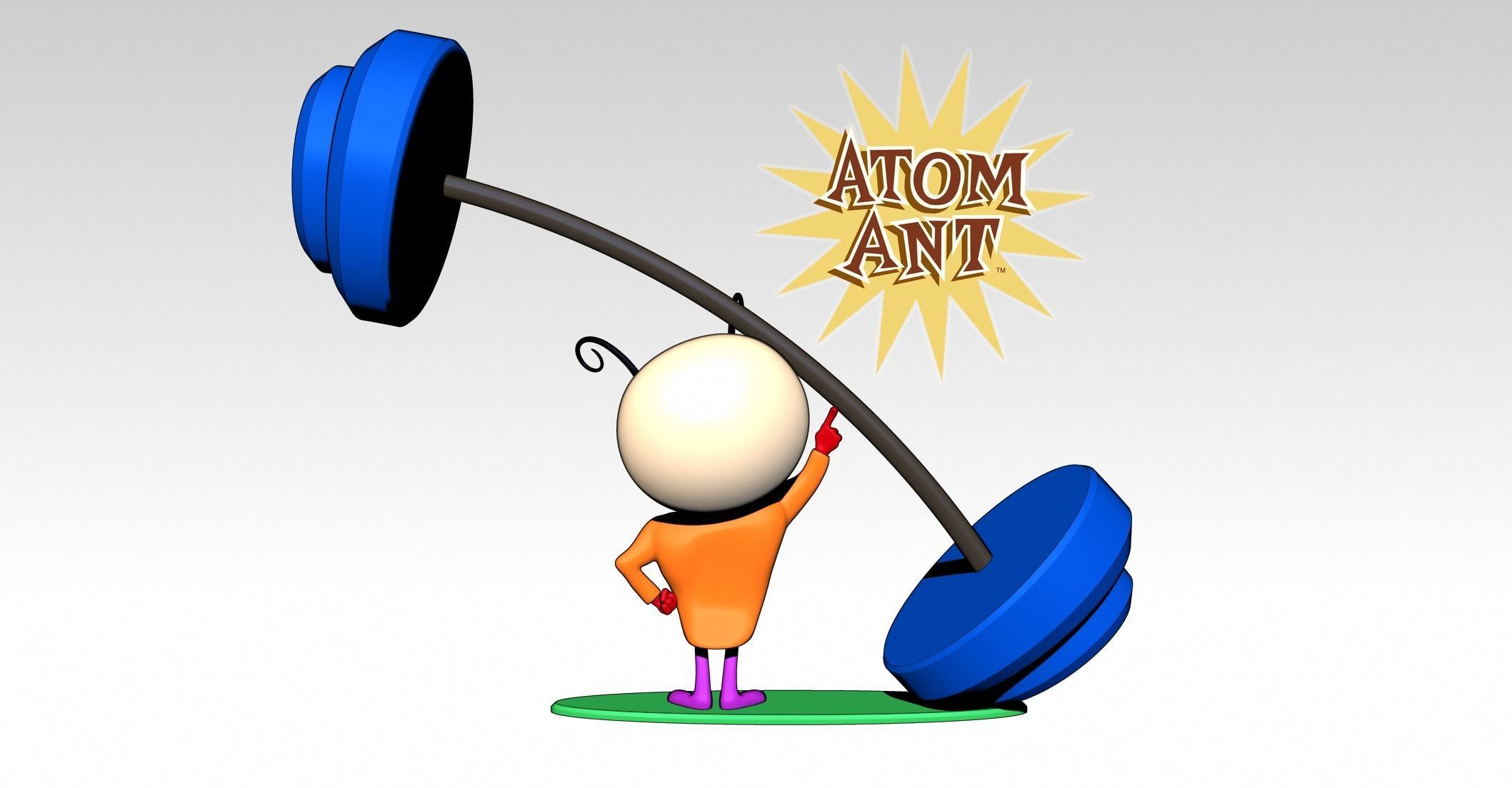 Atom Ant Formica Atomica 3D model 3D printable | CGTrader