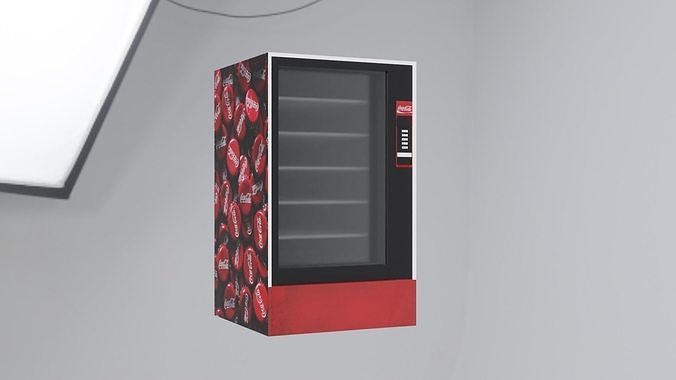 3D model Coke Vending Machine VR / AR / low-poly | CGTrader