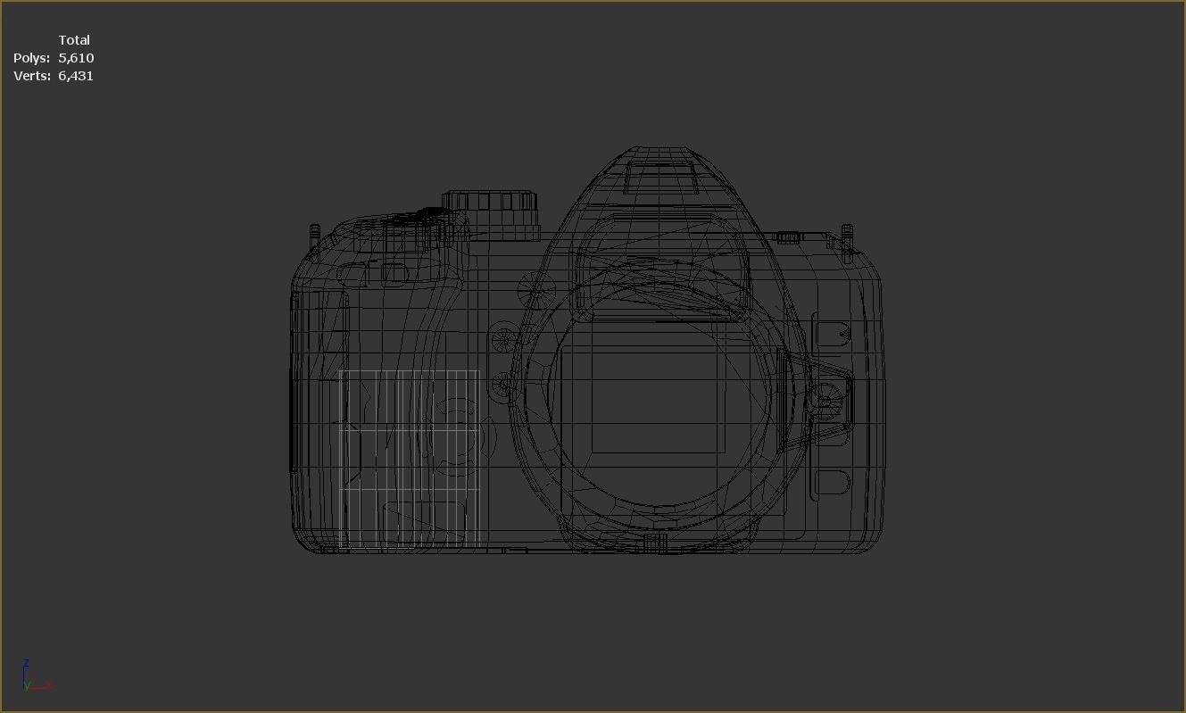 OLYMPUS E-510 DSLR Camera - Idle Low poly Model free VR / AR / low-poly 3D model | CGTrader