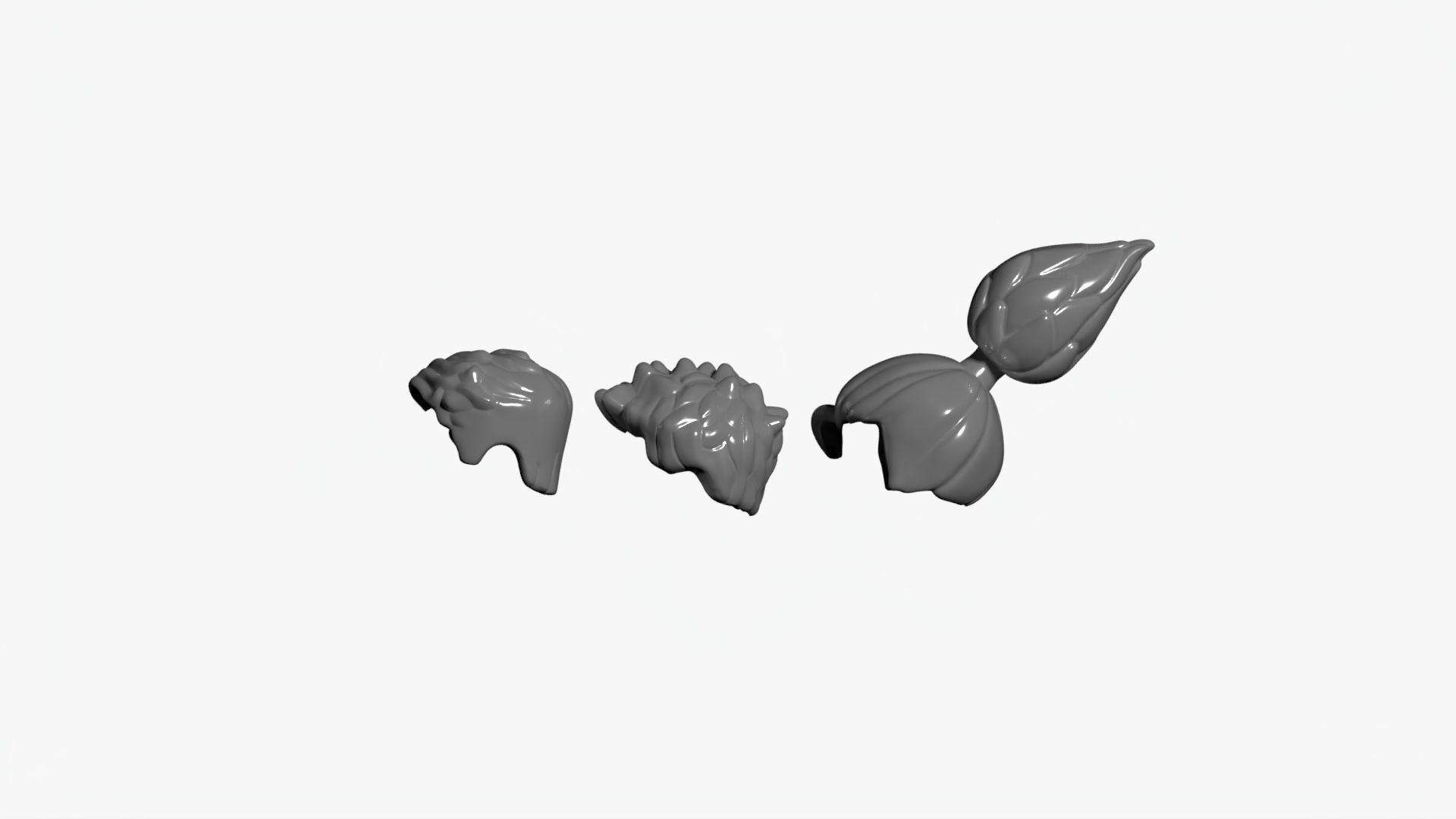 3D model Lego 3D Scan Hair Collections VR / AR / low-poly | CGTrader