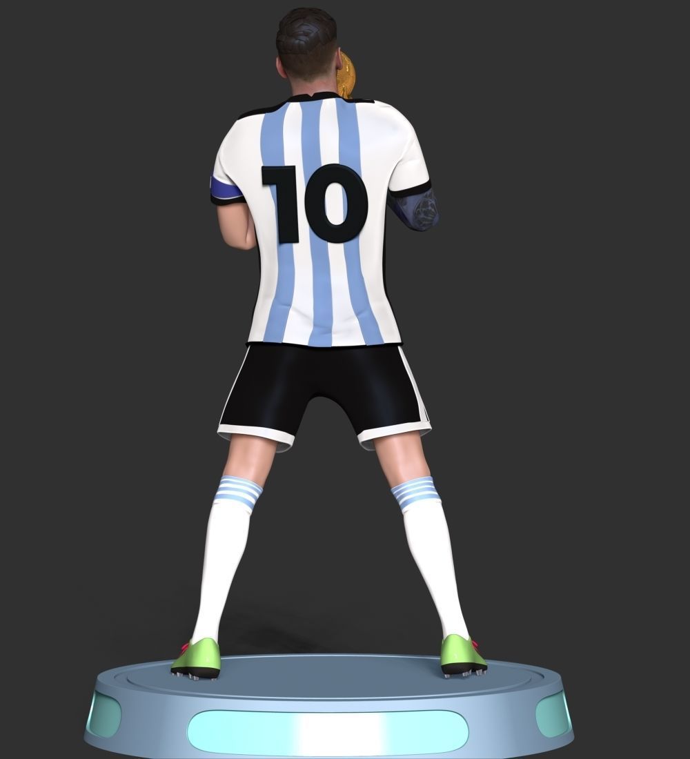 Lionel Messi 3D model 3D printable | CGTrader