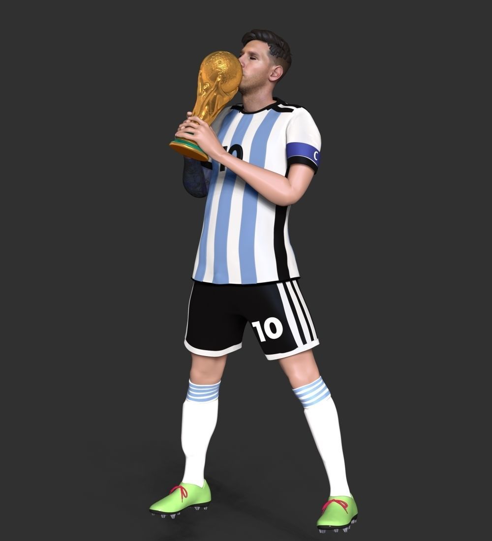 Lionel Messi 3D model 3D printable | CGTrader