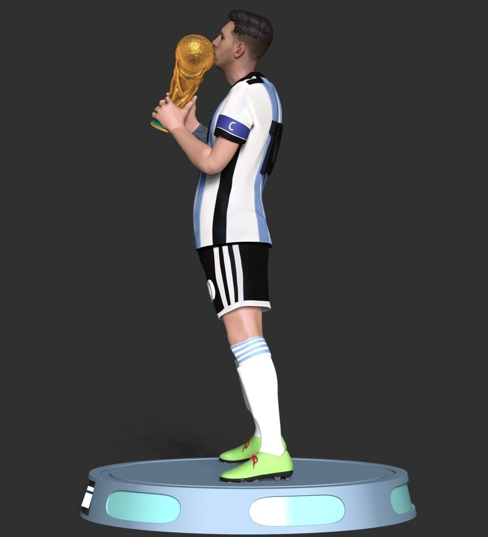 Lionel Messi 3D model 3D printable | CGTrader
