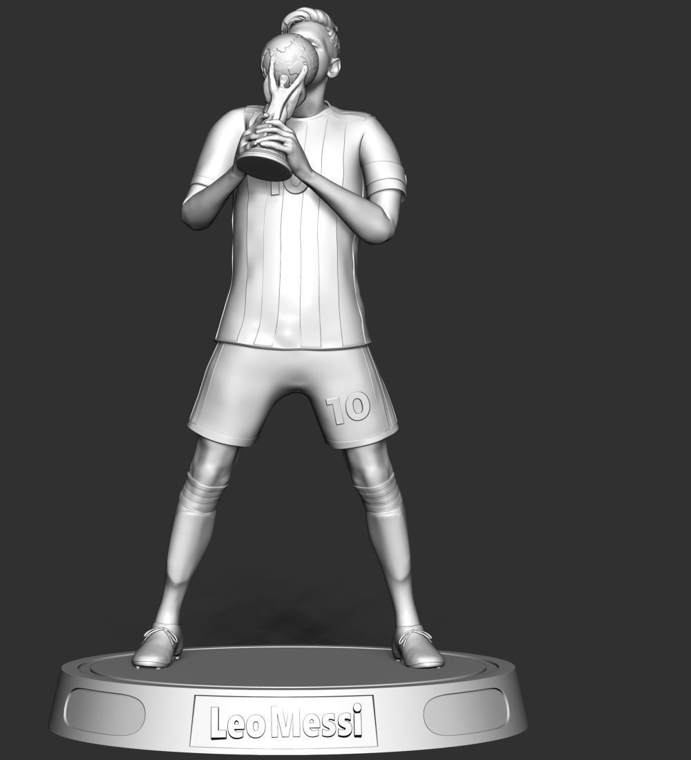 Lionel Messi 3D model 3D printable | CGTrader