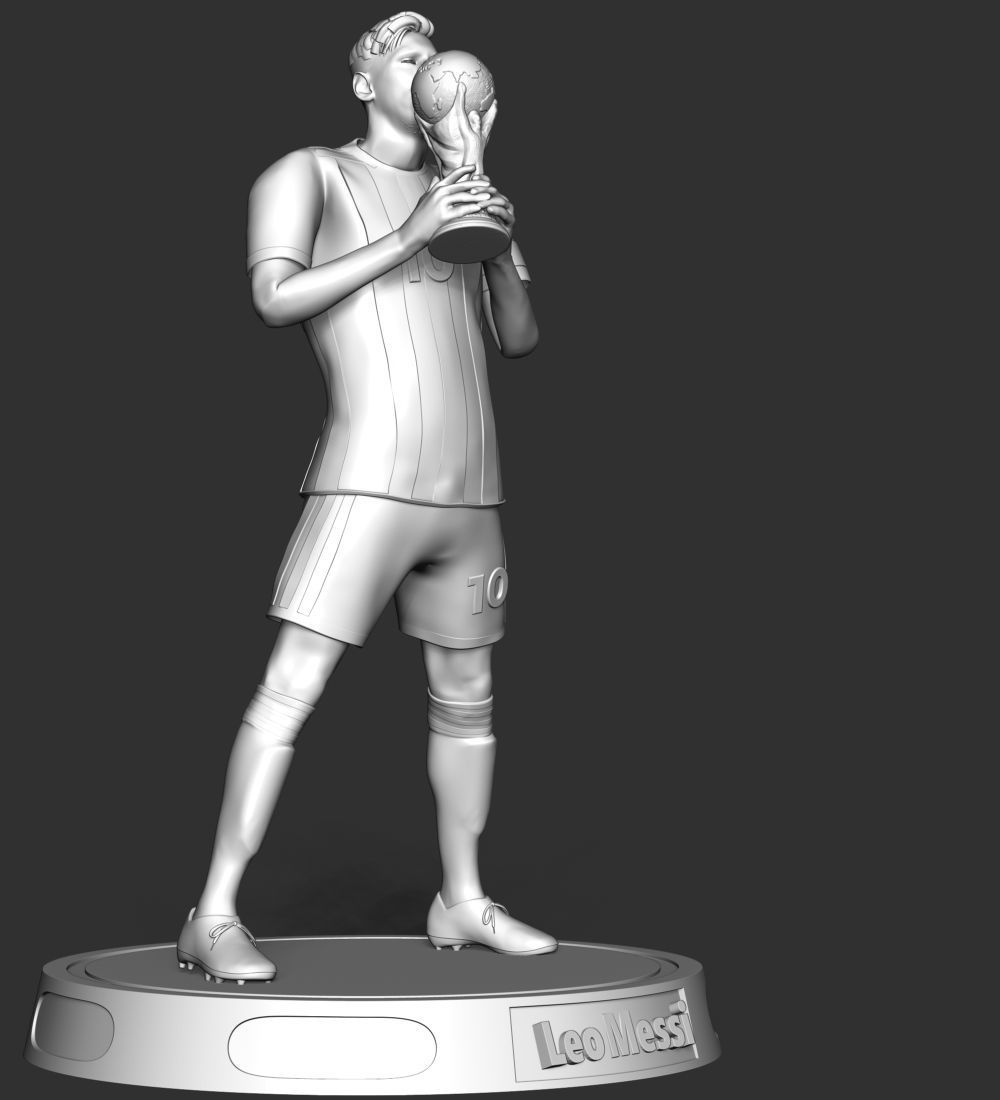 Lionel Messi 3D model 3D printable | CGTrader