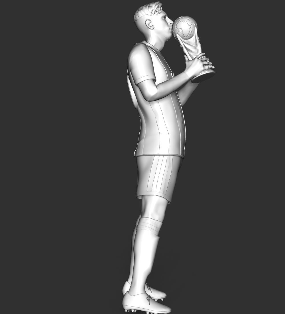 Lionel Messi 3D model 3D printable | CGTrader