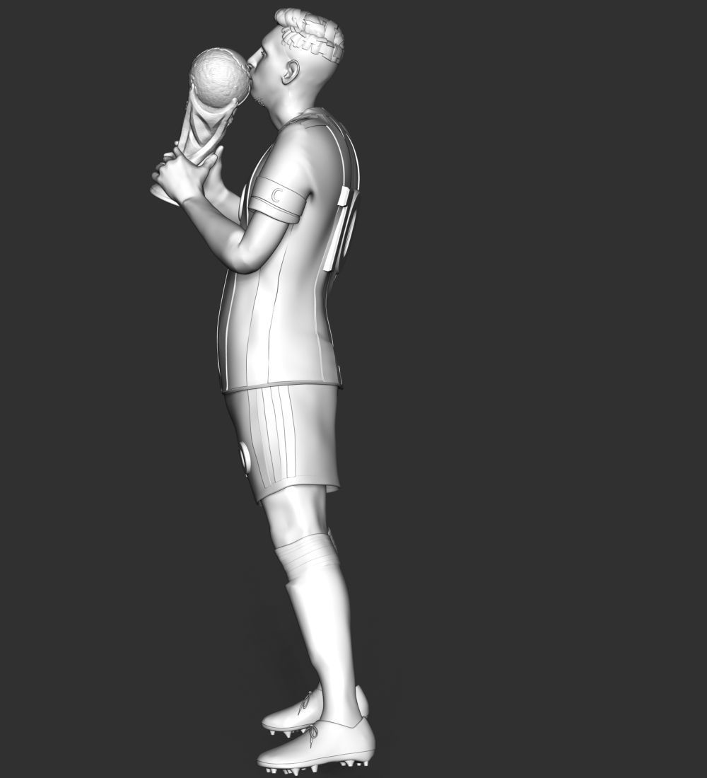 Lionel Messi 3D model 3D printable | CGTrader