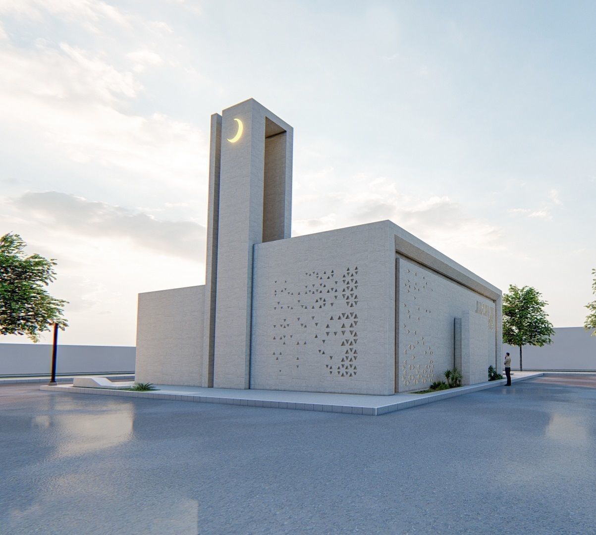 Mosque islamic design 3D model | CGTrader