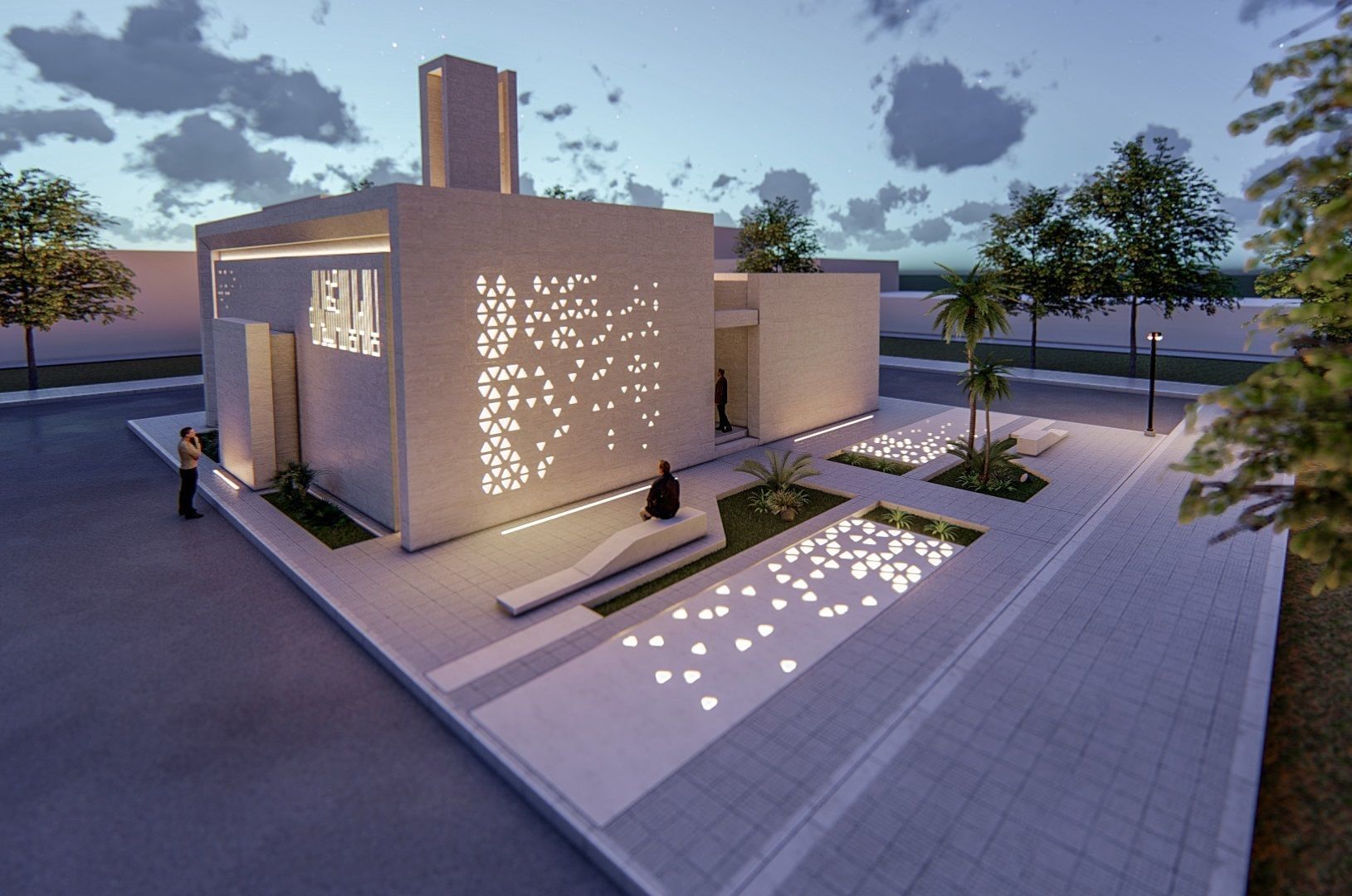 Mosque islamic design 3D model | CGTrader