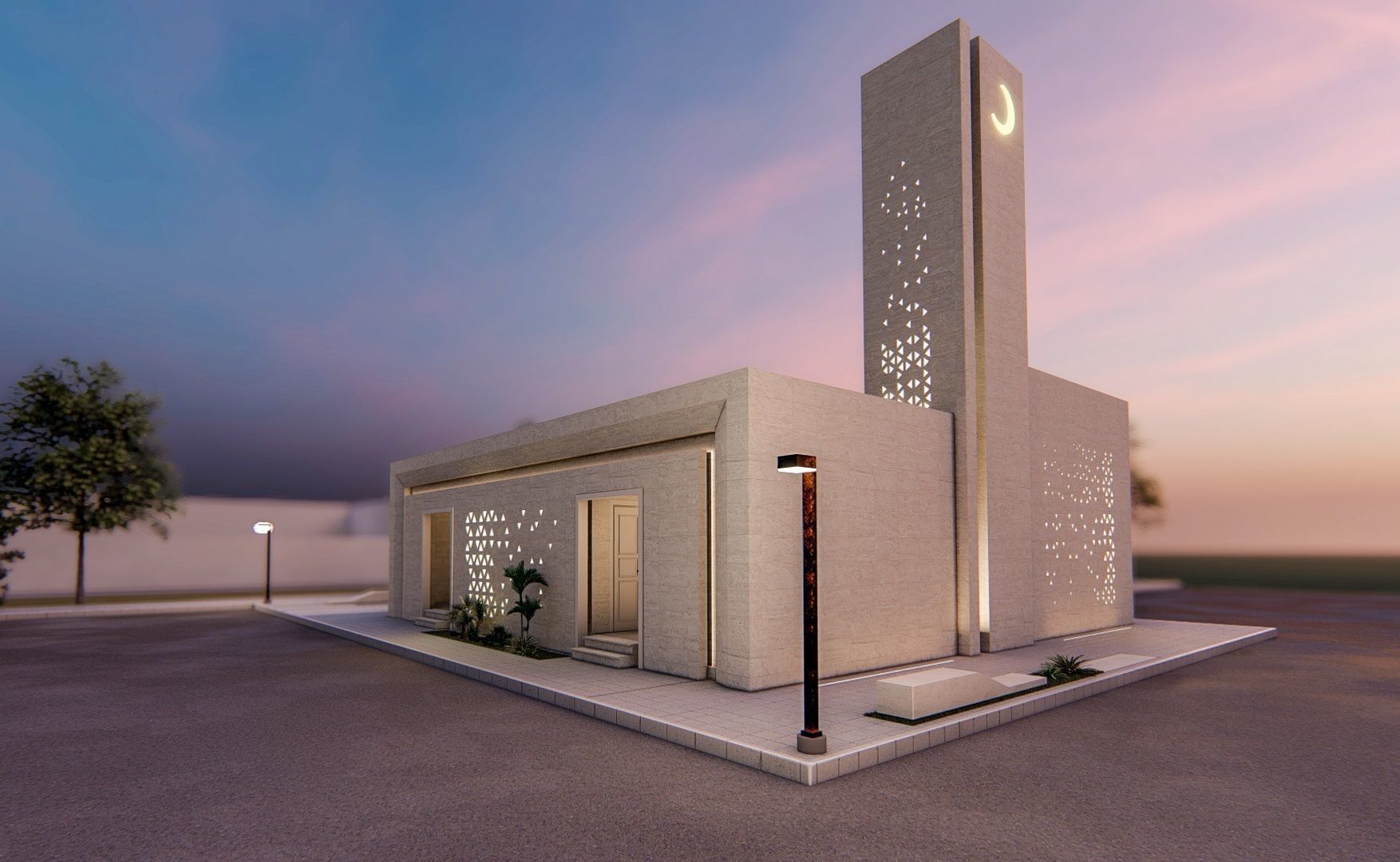 Mosque islamic design 3D model | CGTrader