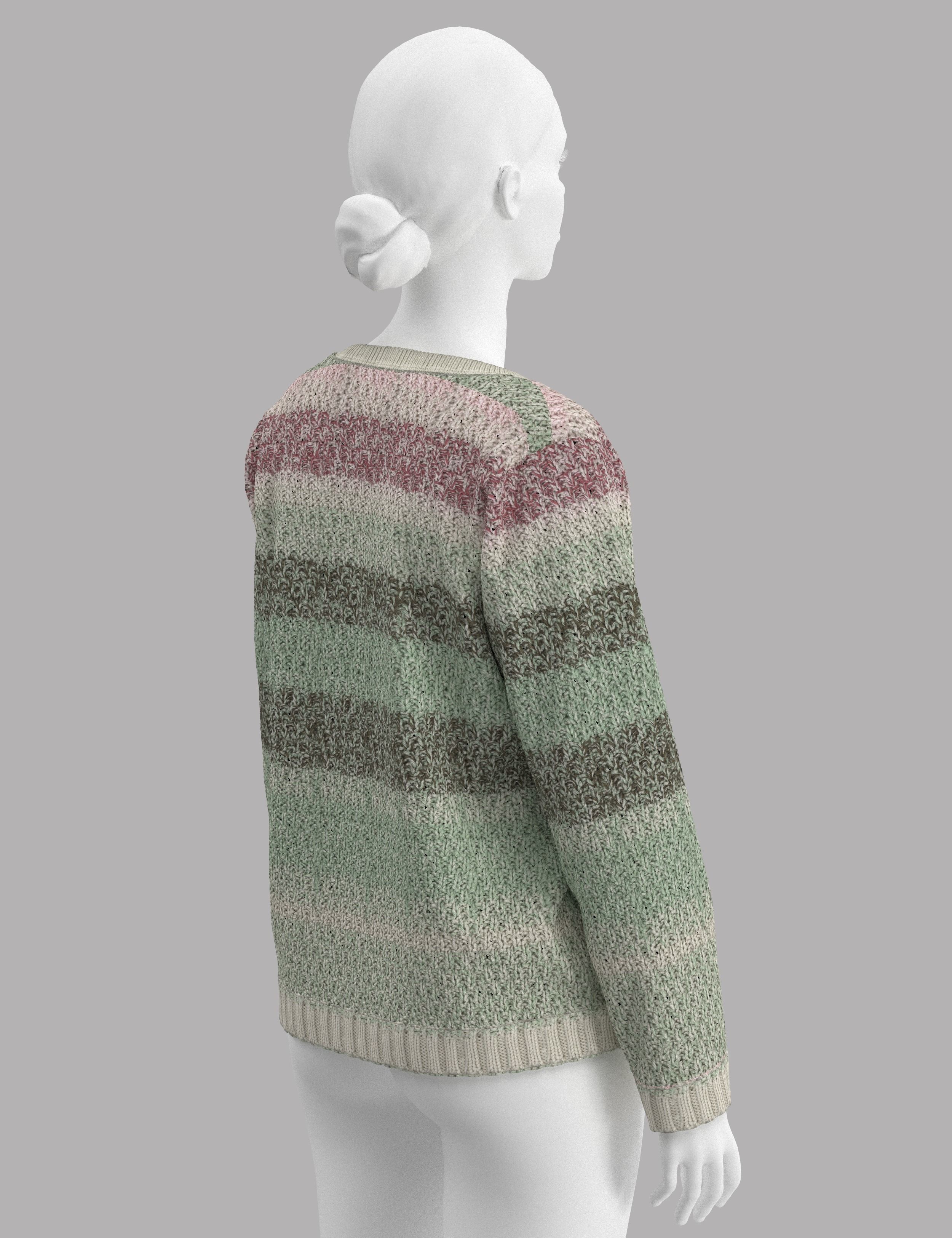 Colorful Cardigan 3D model | CGTrader