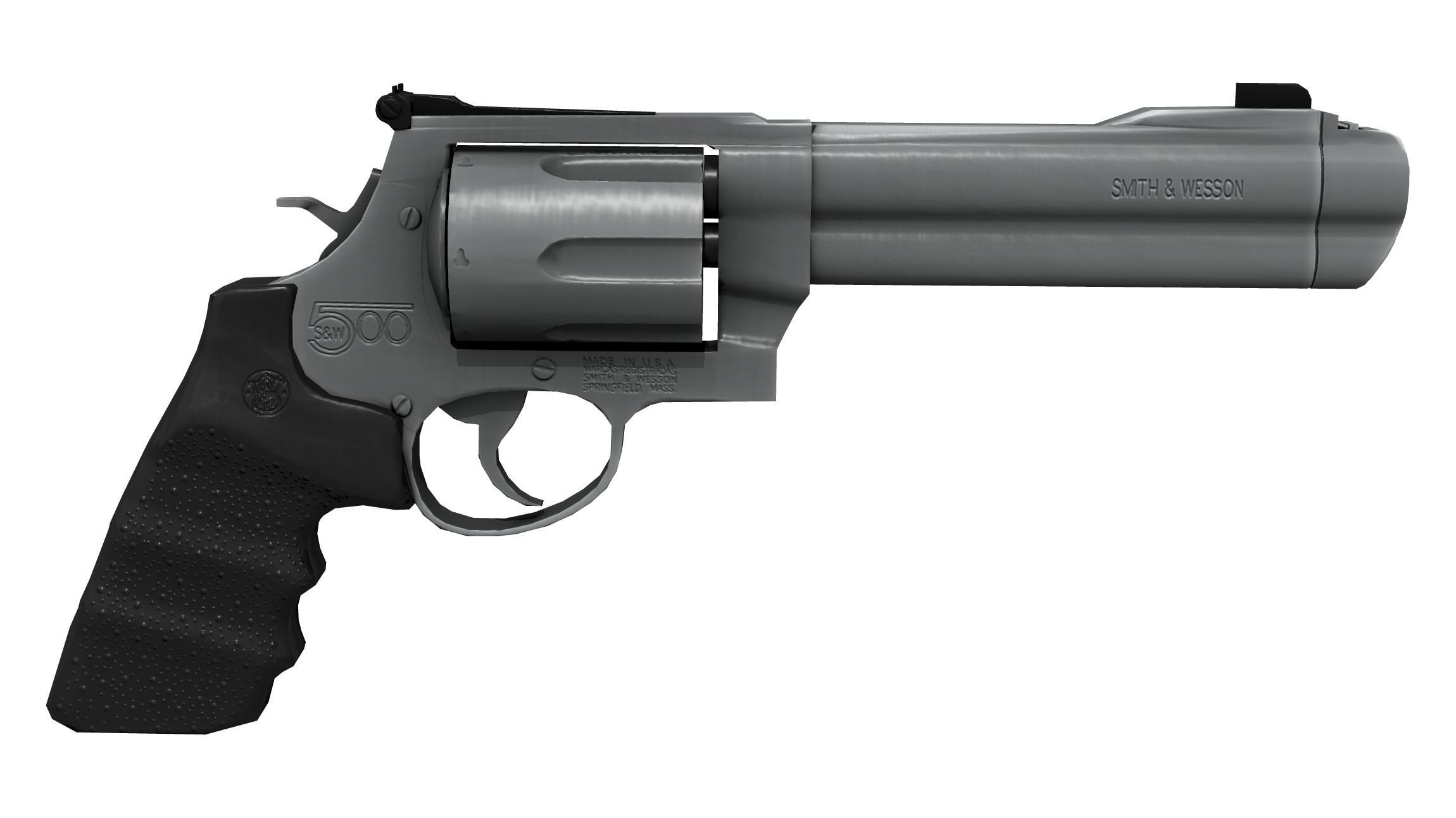 3D model Revolver Hand Gun VR / AR / low-poly | CGTrader