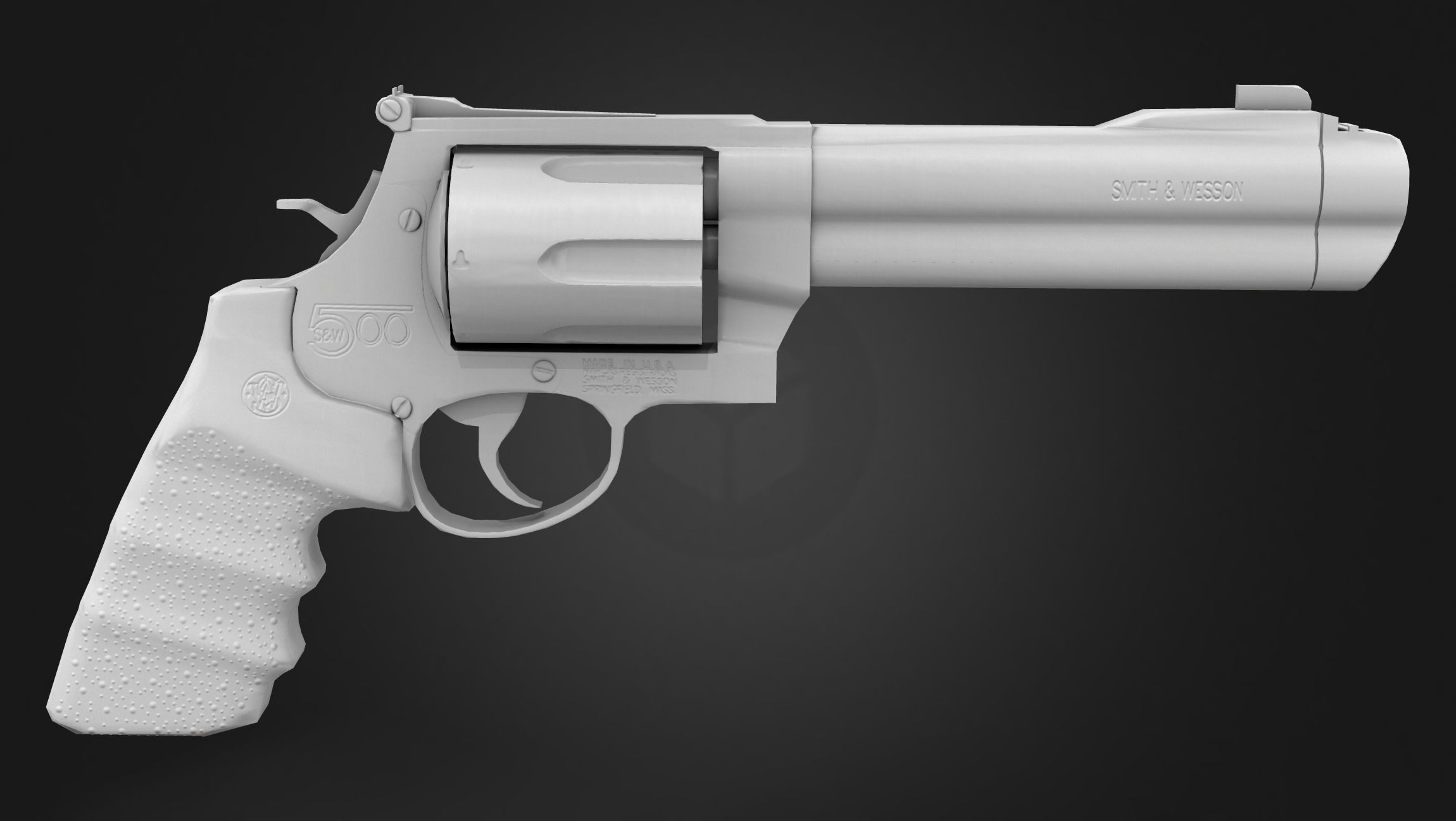 3D model Revolver Hand Gun VR / AR / low-poly | CGTrader