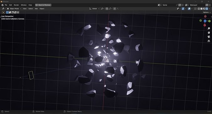 sci-fi 80 rock animation 3D model animated | CGTrader