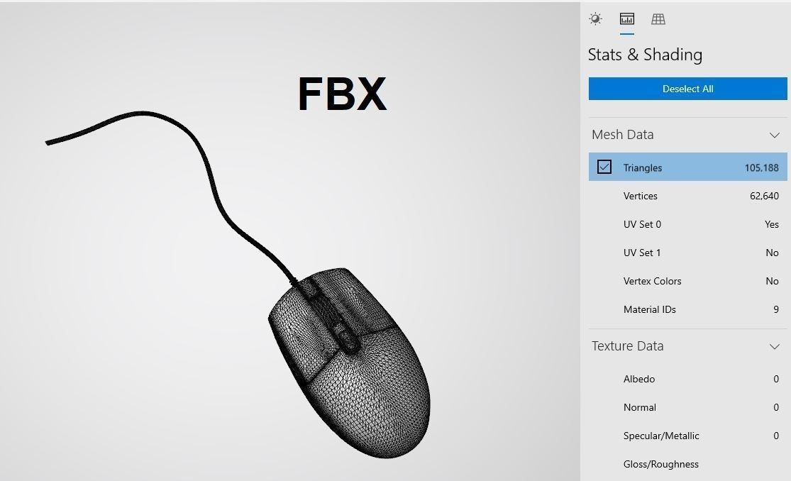 Mouse in high resolution of polygons 3D model | CGTrader