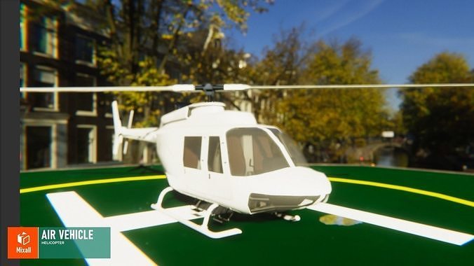 Air vehicle - helicopter 3D model | CGTrader