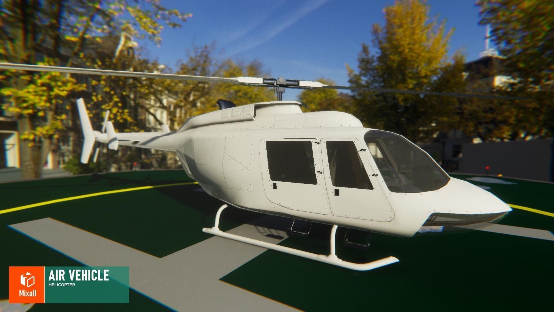 Air vehicle - helicopter 3D model | CGTrader