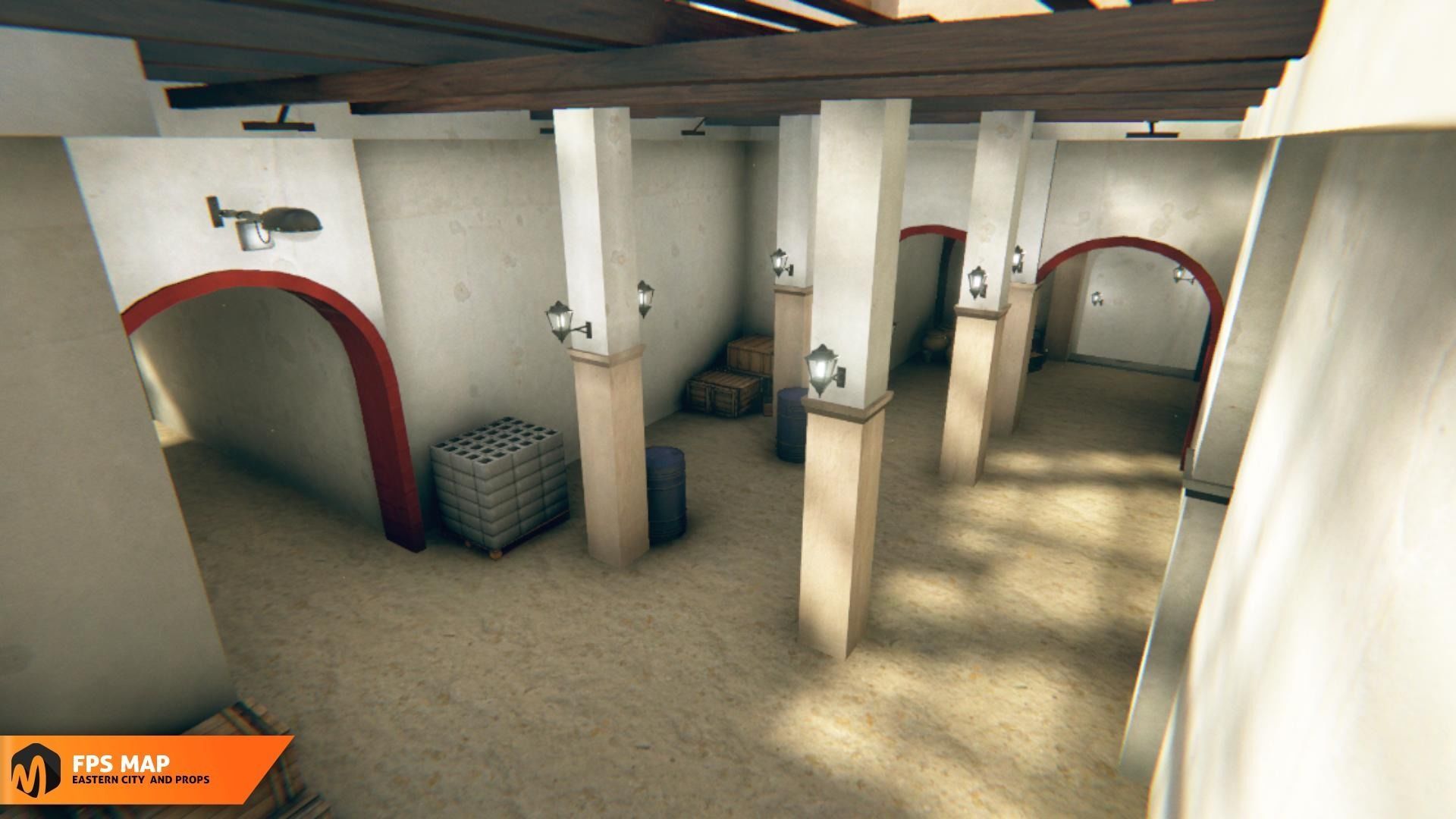 FPS map - eastern city and props 3D model | CGTrader