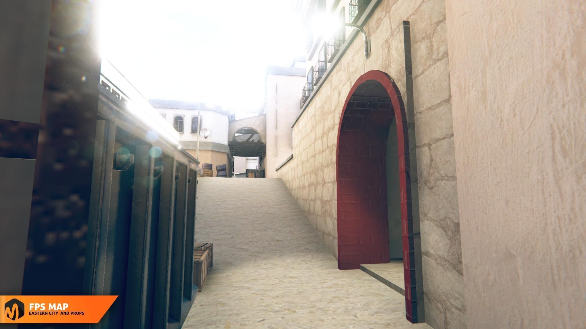 FPS map - eastern city and props 3D model | CGTrader