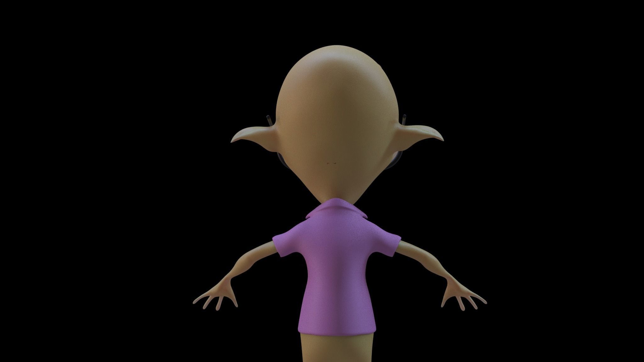 3D model TOON ALIEN 3D MODEL VR / AR / low-poly | CGTrader