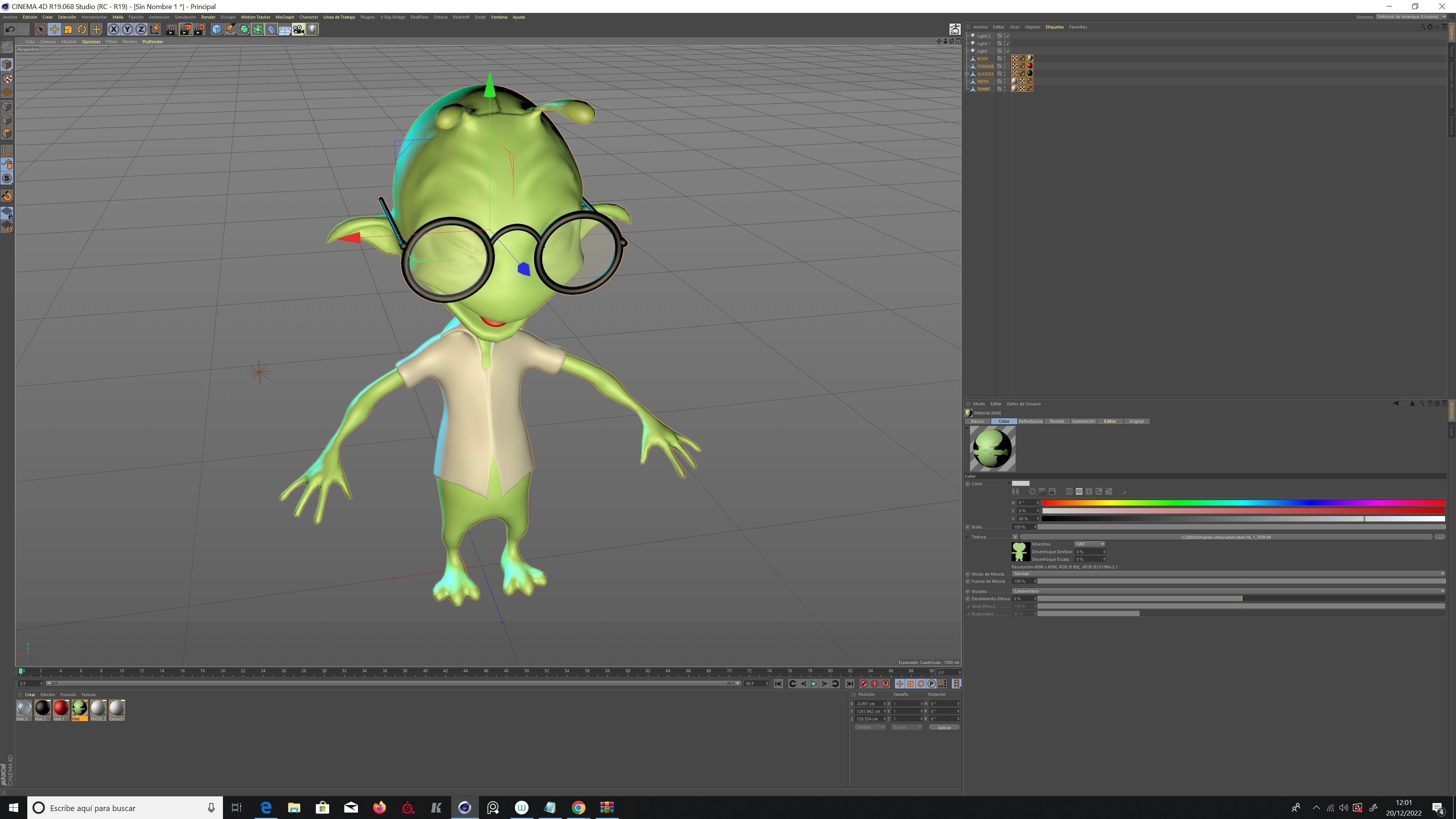 3D model TOON ALIEN 3D MODEL VR / AR / low-poly | CGTrader