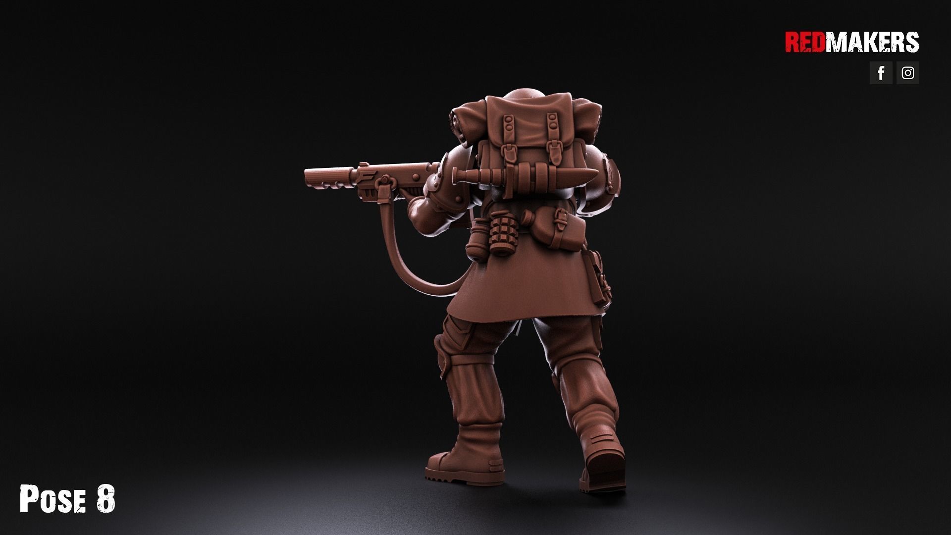 Shock Troops - Female Squad of the Imperial Force 3D model 3D printable | CGTrader