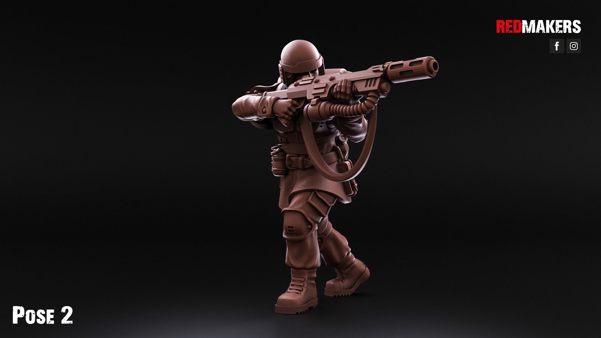 Shock Troops - Female Squad of the Imperial Force 3D model 3D printable | CGTrader