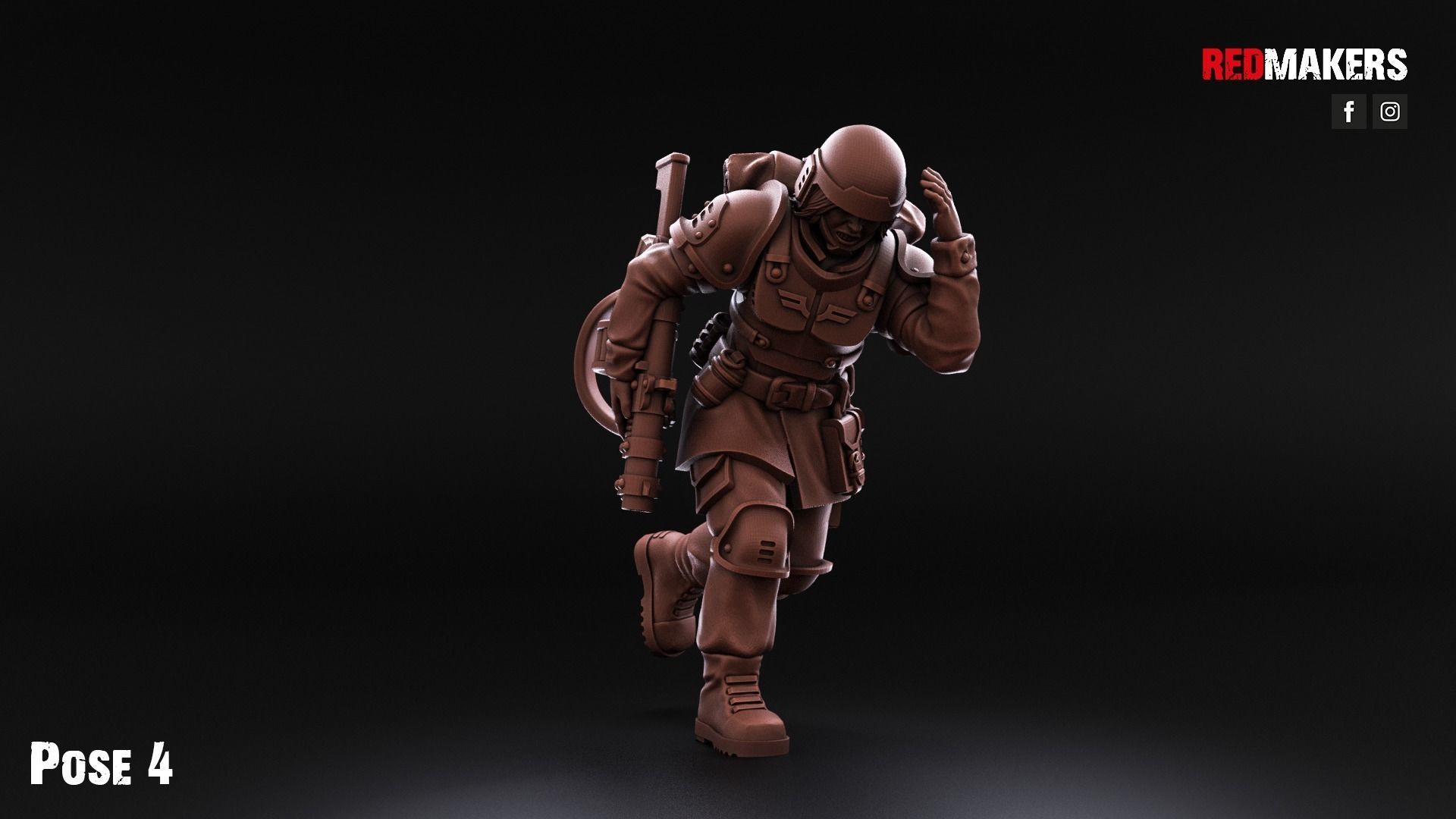 Shock Troops - Female Squad of the Imperial Force 3D model 3D printable | CGTrader