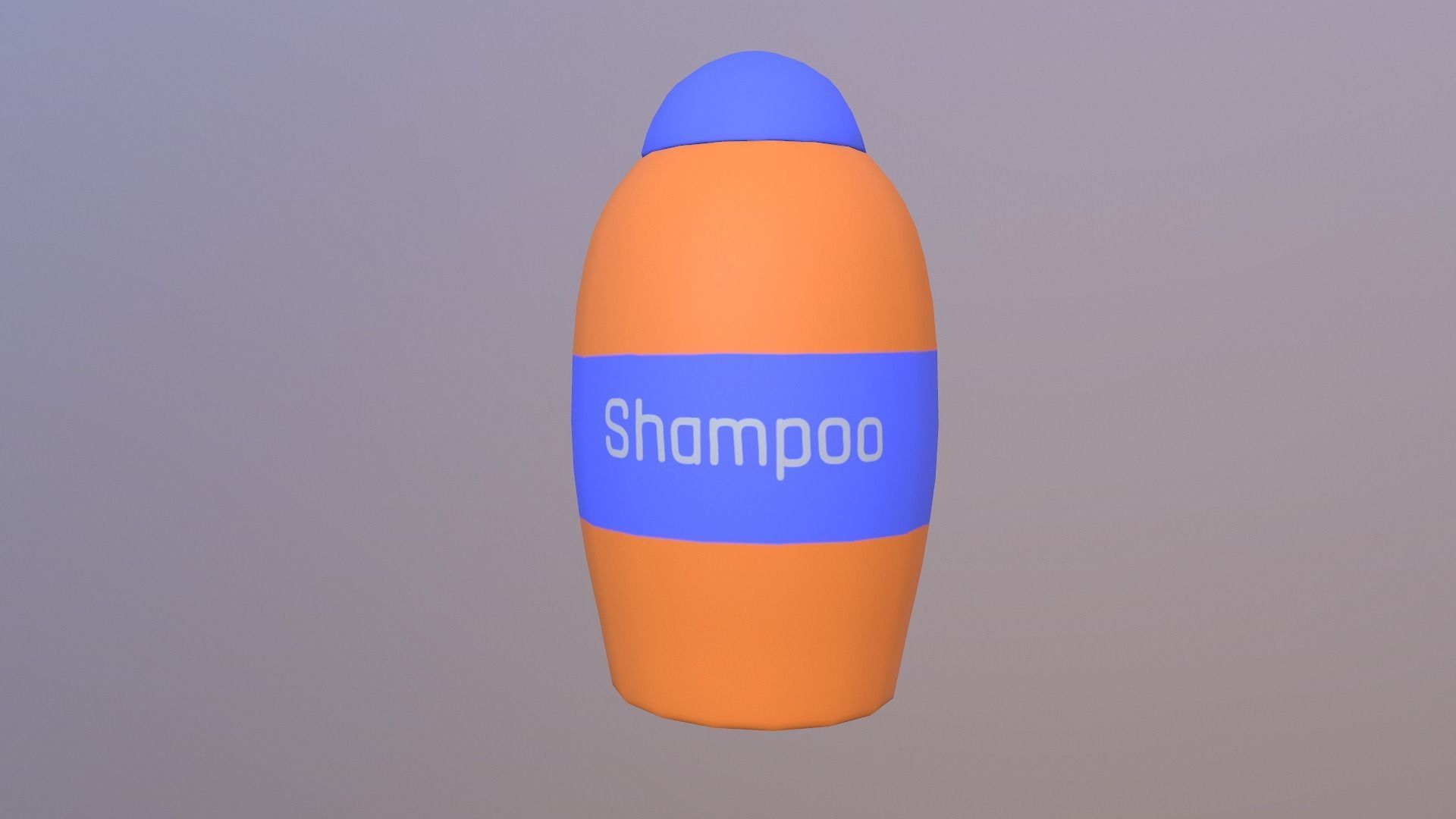Shampoo bottle free VR / AR / low-poly 3D model | CGTrader