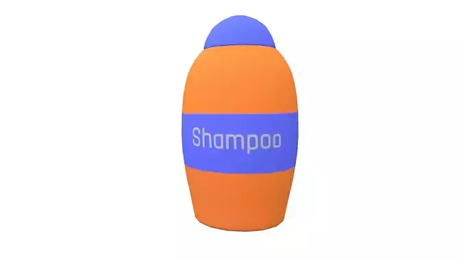 Shampoo bottle free VR / AR / low-poly 3D model | CGTrader