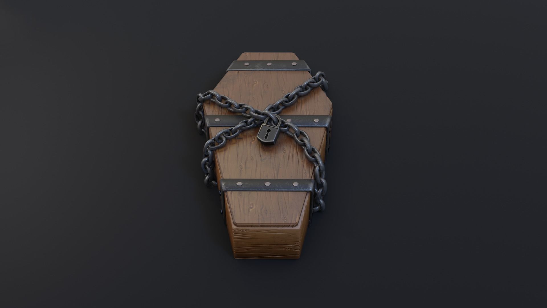 3D model Stylized Coffin VR / AR / low-poly | CGTrader