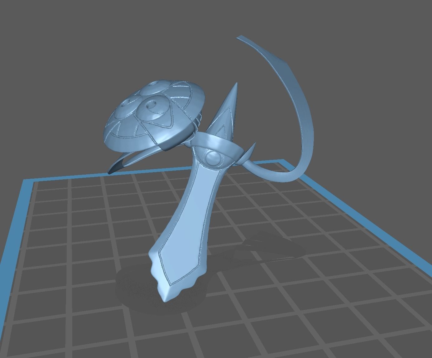 Aegislash sword form pokemon 3D print model 3D model 3D printable ...