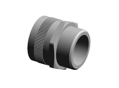 Conduit fitting external IP40 25mm M25 free 3D model | CGTrader