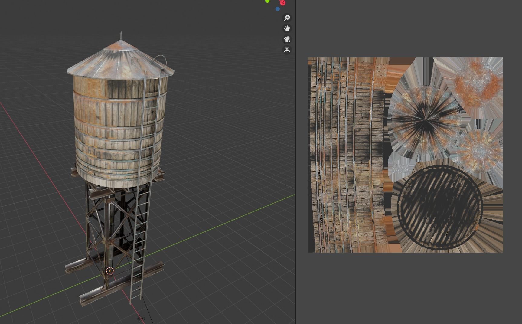 3D model Water tank rooftop game ready asset VR / AR / low-poly | CGTrader