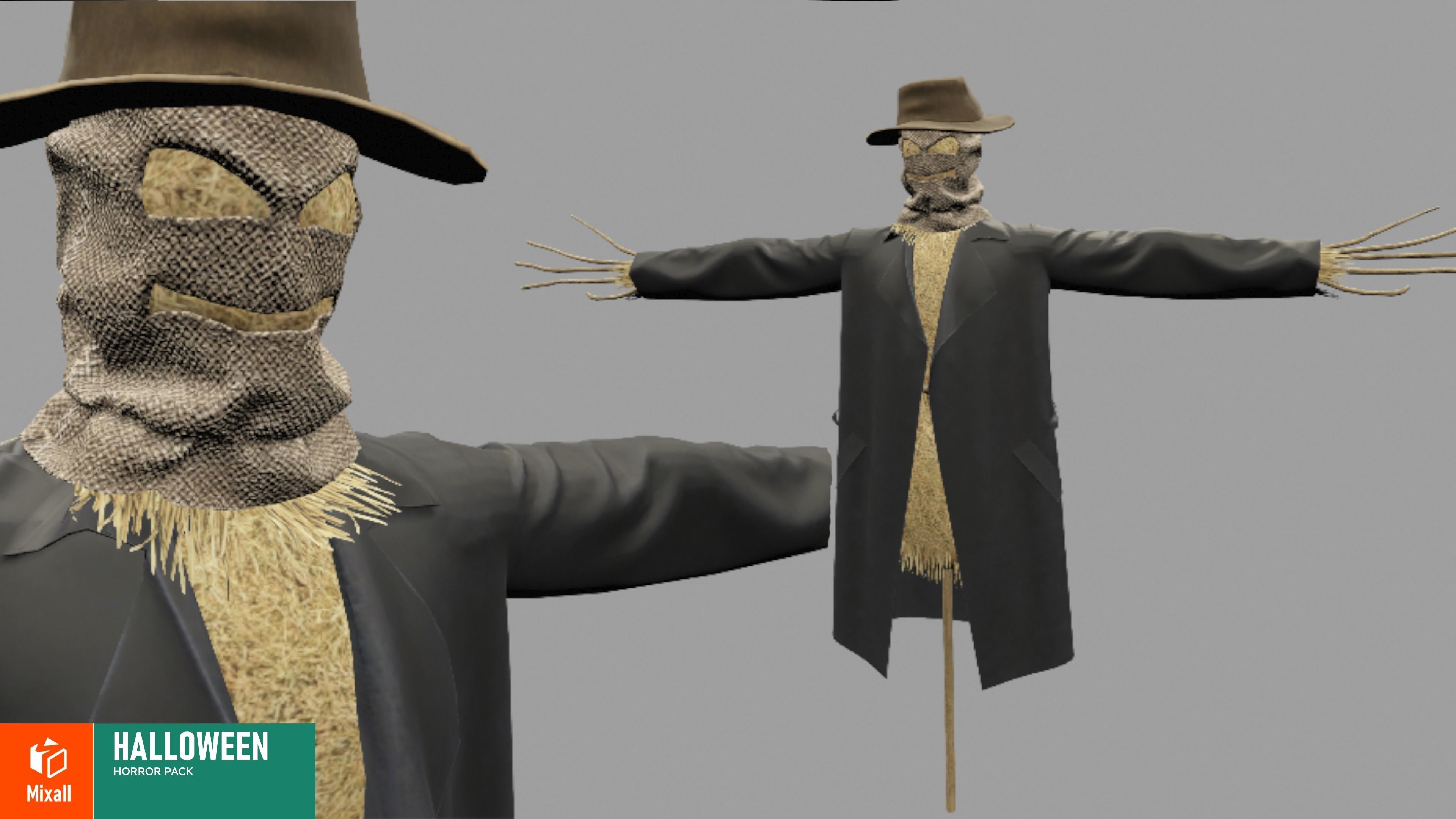 Halloween - horror pack 3D model animated | CGTrader