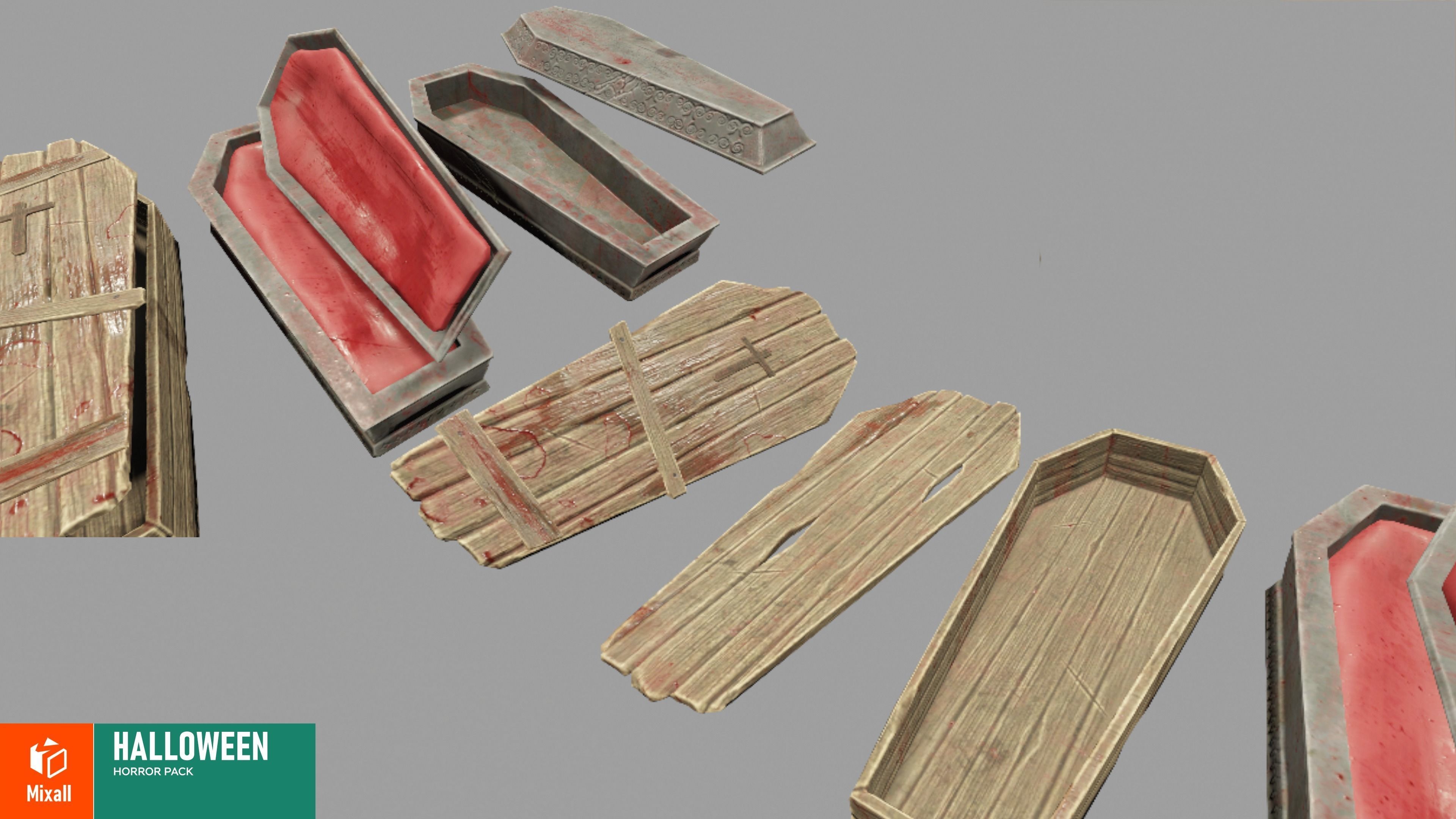 Halloween - horror pack 3D model animated | CGTrader