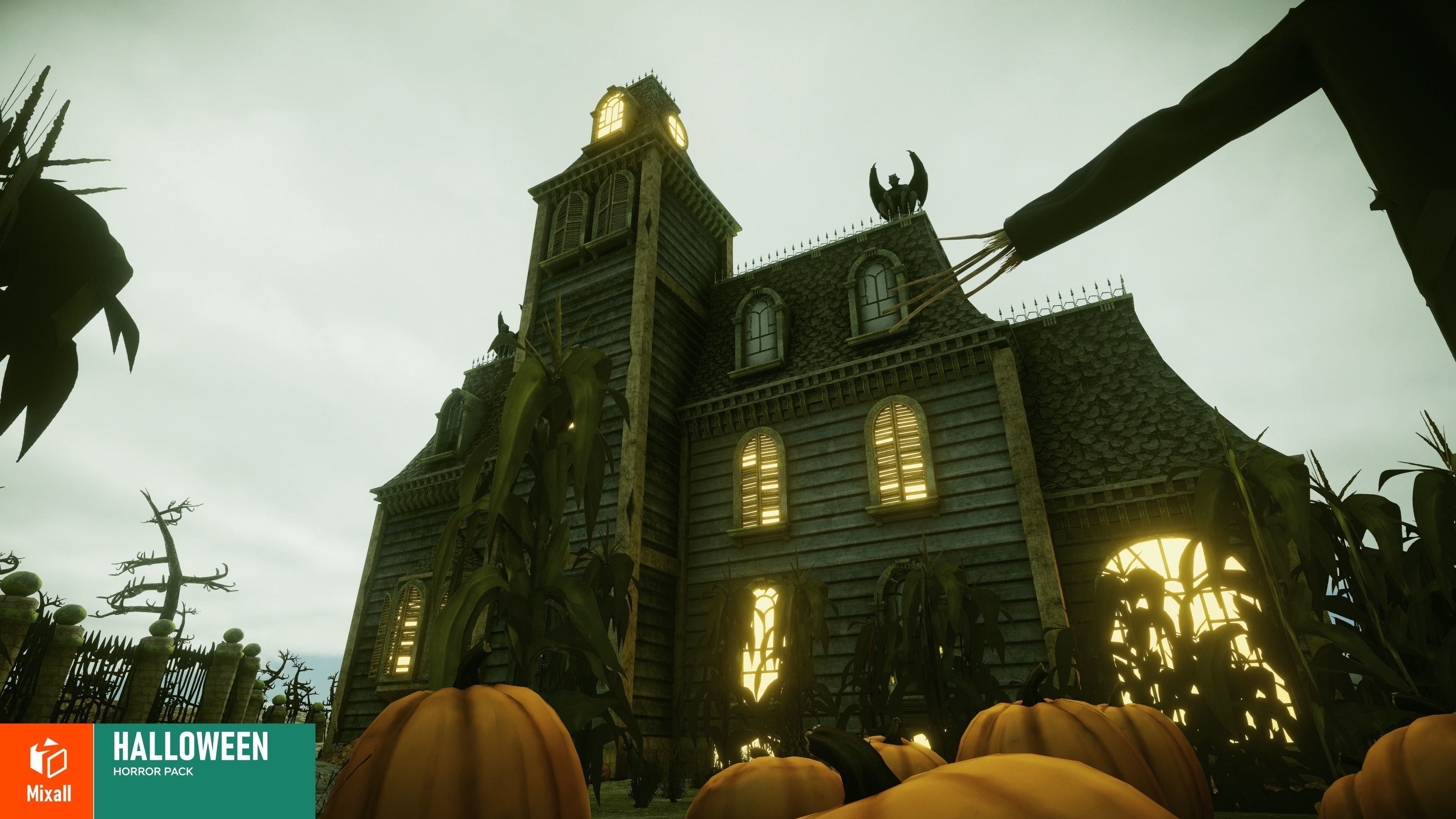 Halloween - horror pack 3D model animated | CGTrader