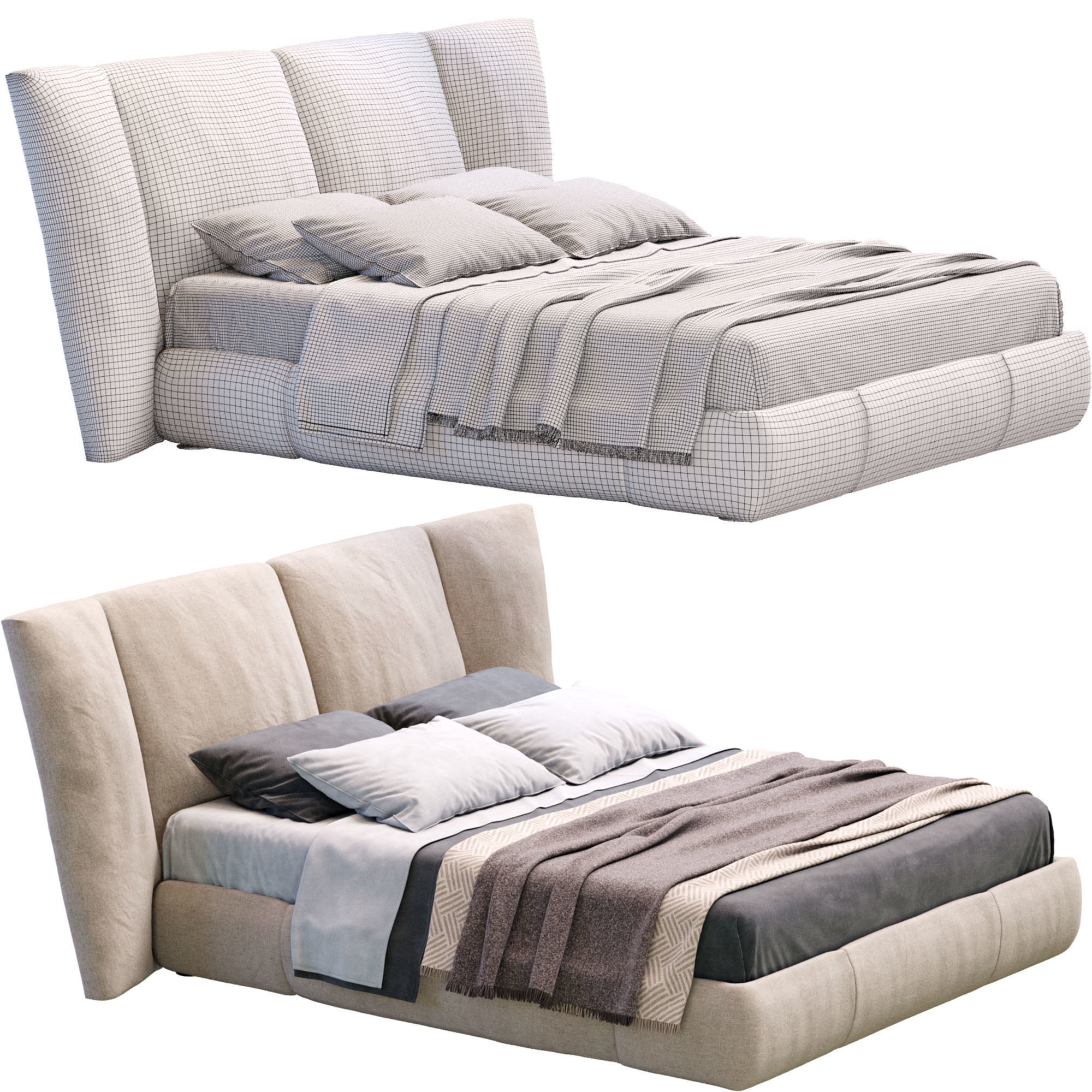 Youniverse Bed By Bonaldo 3D model | CGTrader