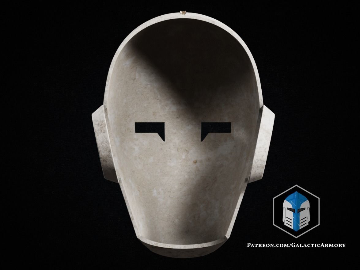 Realistic Jedi Temple Guard Mask 3D model 3D printable | CGTrader