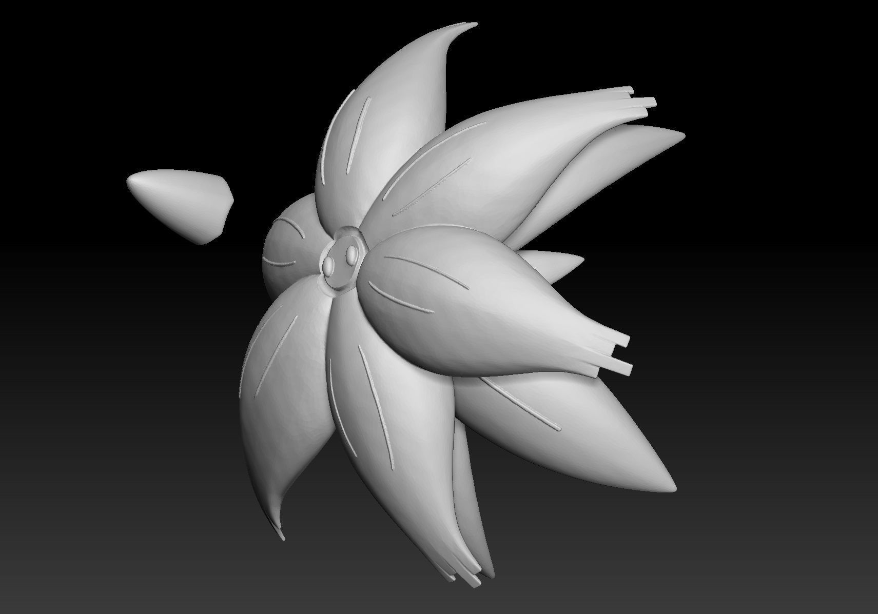 Pokemon Glimmet Glimmora 3D model 3D printable | CGTrader