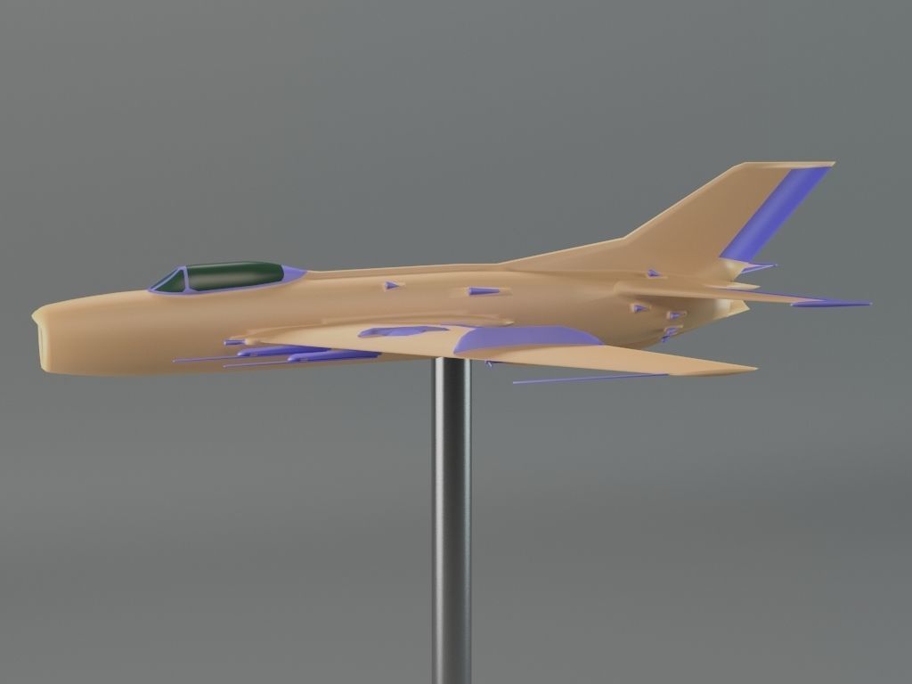 MIG 19 3D model 3D printable | CGTrader