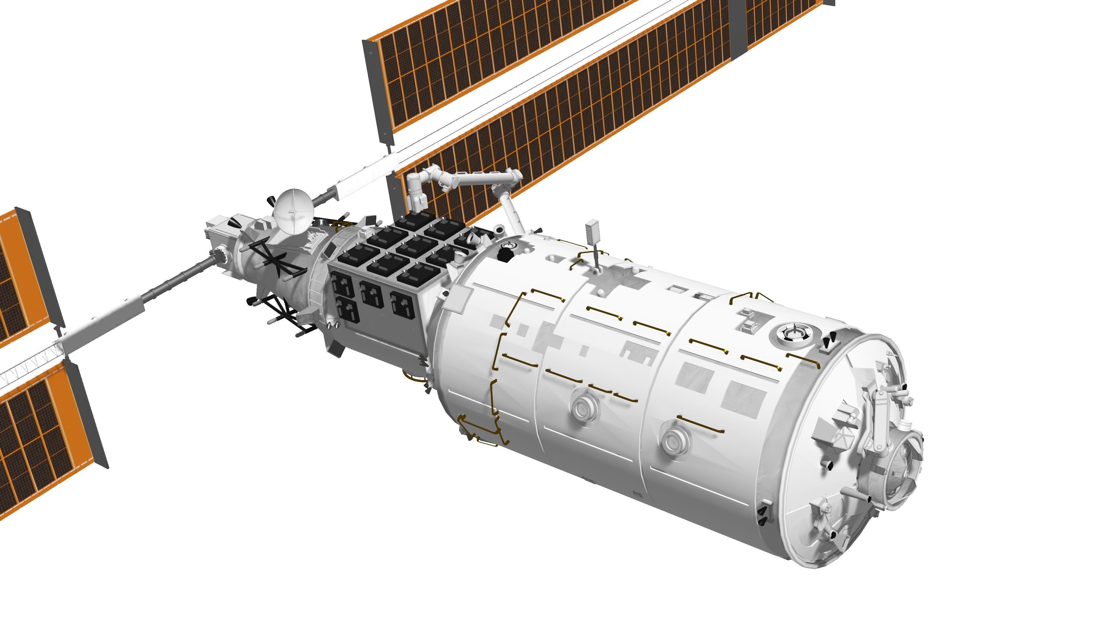 wentian experiment module - blender - fbx 3D model animated | CGTrader