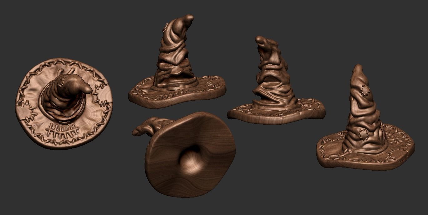 Sorting Hat harry potter 3D model 3D printable | CGTrader