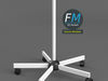 5 wheels rolling stand base 3D model | CGTrader