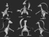Pokemon - Grovyle with 2 poses 3D model 3D printable | CGTrader