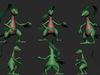 Pokemon - Grovyle with 2 poses 3D model 3D printable | CGTrader