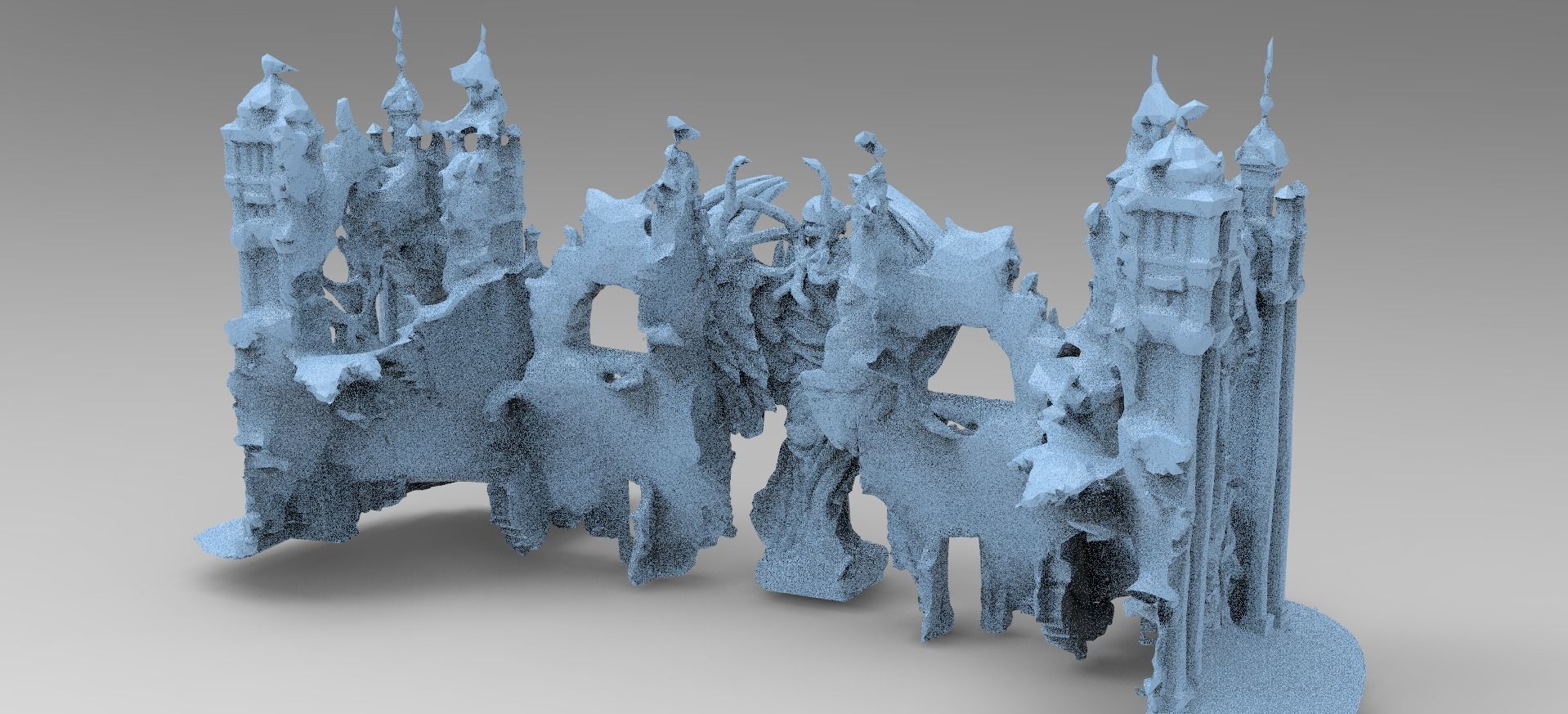 Ancient temple Stone temple designs 3 3D model | CGTrader