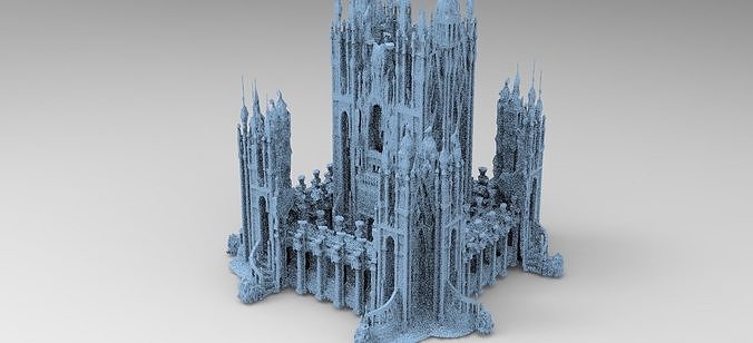 Dark Ancient temple Stone temple 1 3D model | CGTrader