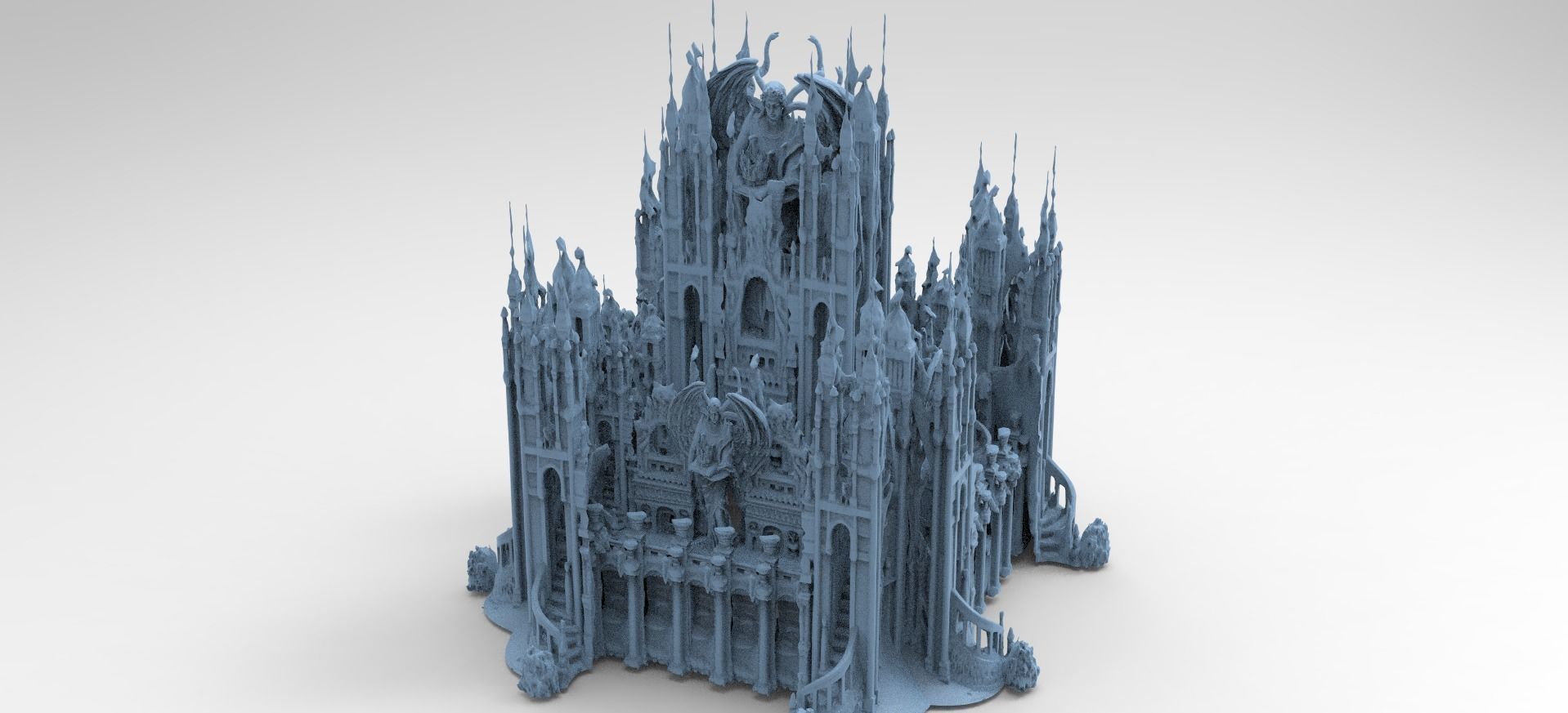 Ancient temple Stone Angel Temple 3D model | CGTrader