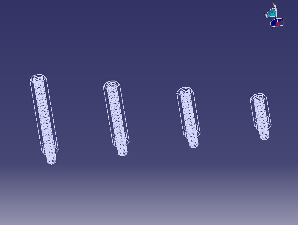 M6 Hexagonal Stud Male-Female Connector 3D model 3D printable | CGTrader